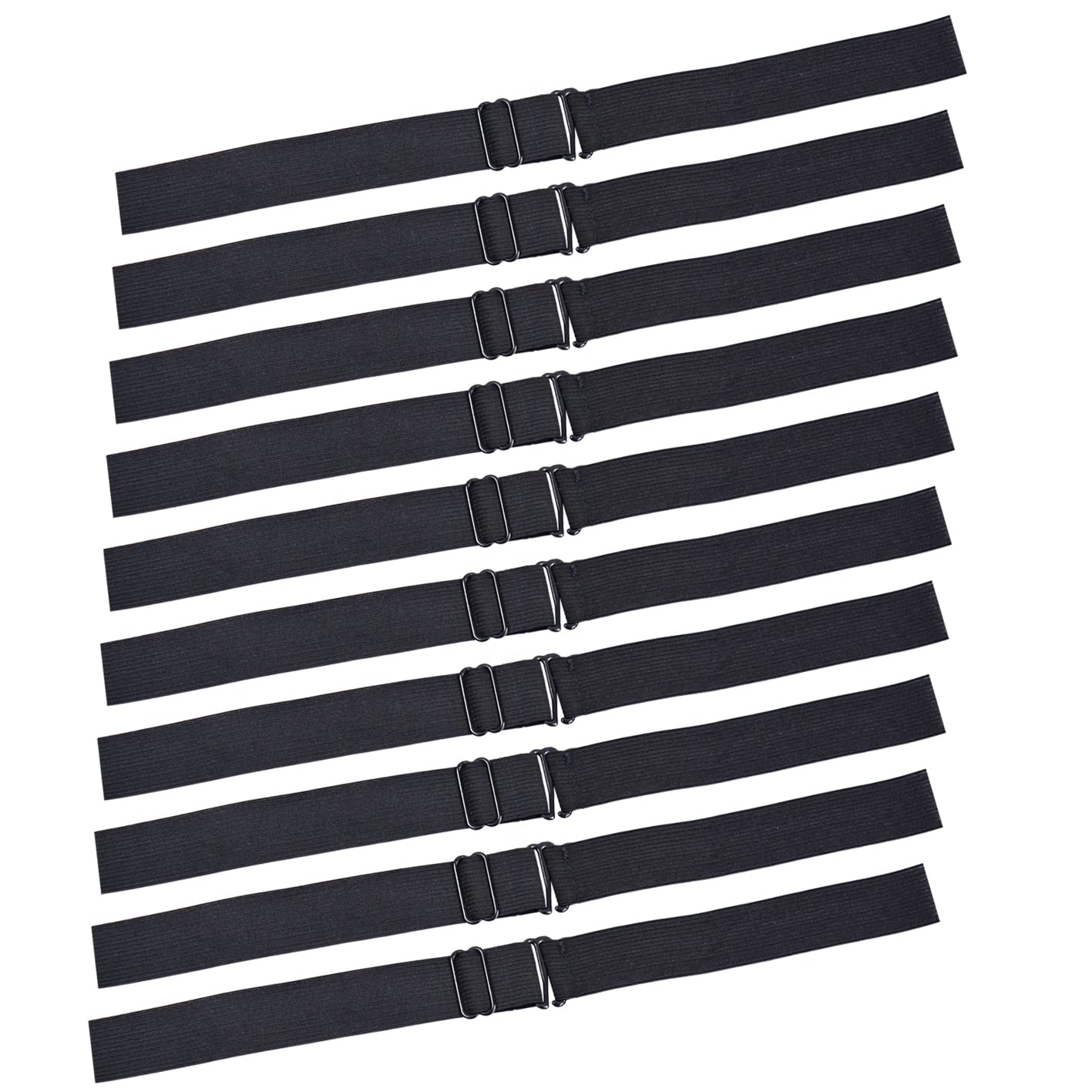 10 Pcs Black Adjustable Elastic Bands Adjustable Straps for Making Wig ...