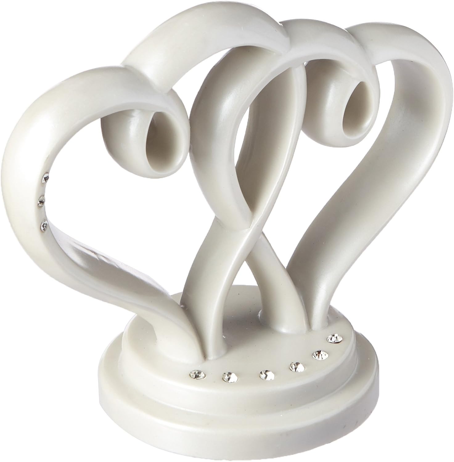 Interlocking hearts centerpiece cake topper from : Amazon.co.uk: Home ...