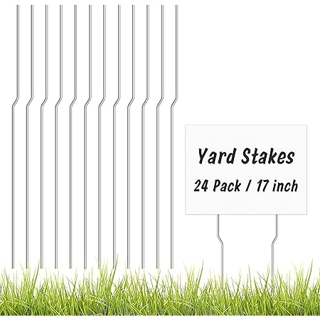Amazon.com : Stake for Yard Signs, 10-Pack 14" Stainless Steel ...