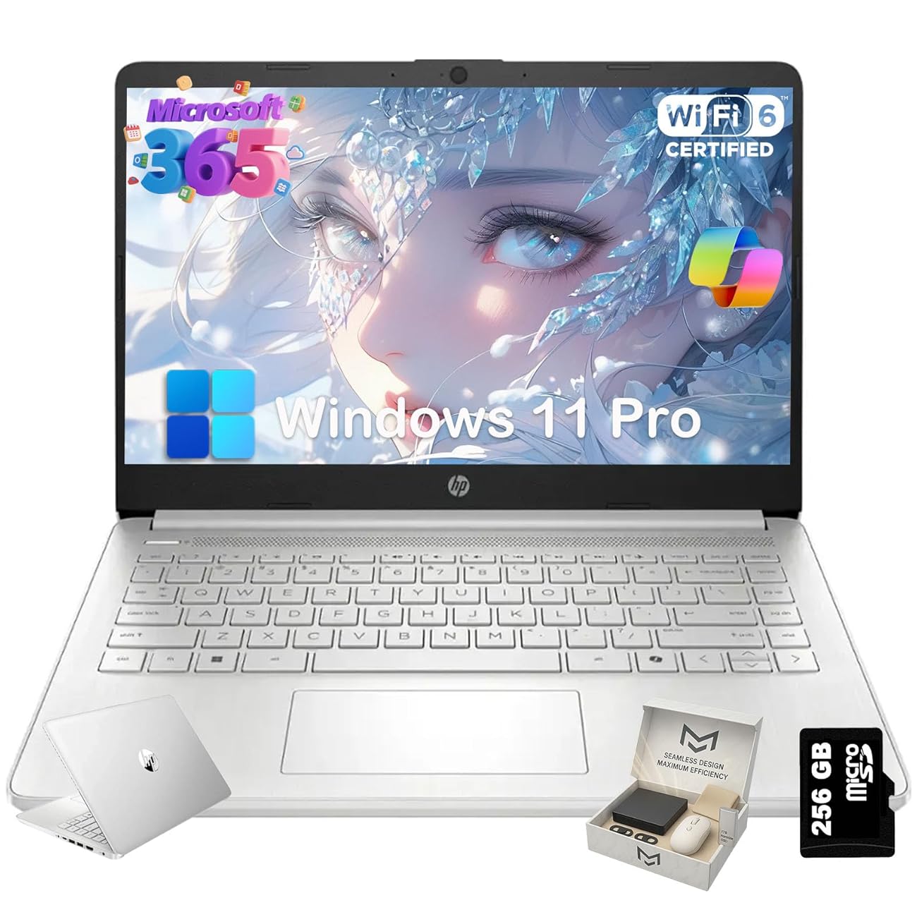 Snapklik.com : HP 2025 14 Inch Laptop Computer For Student & Business ...