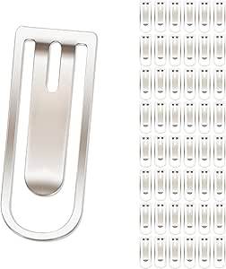 Amazon.com : PEONYELF Non Skid Paper Clips, 50 Count, Medium Size ...