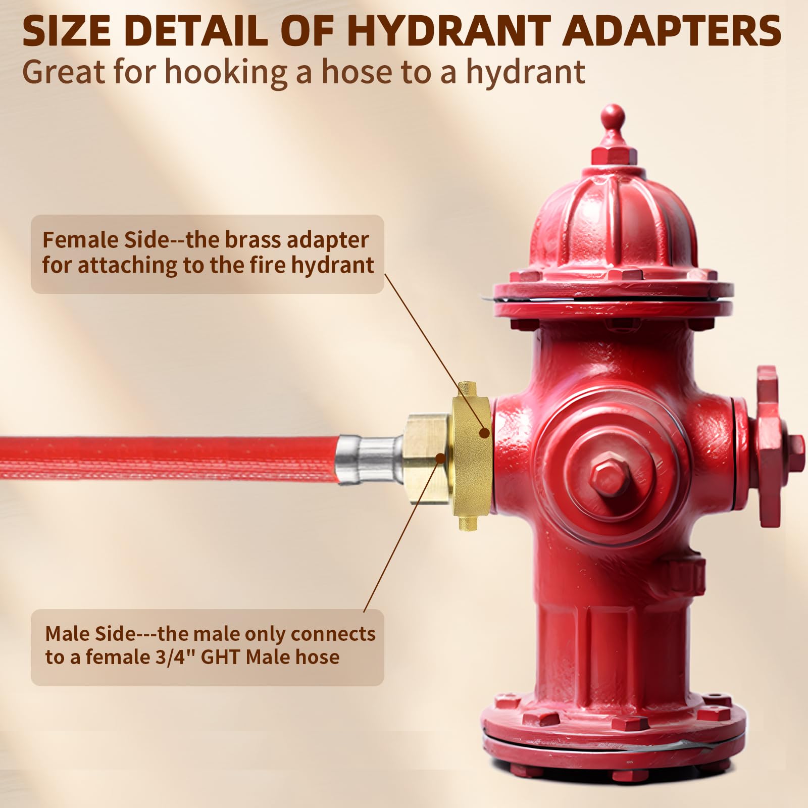 Fire Hose Adapter To Garden
