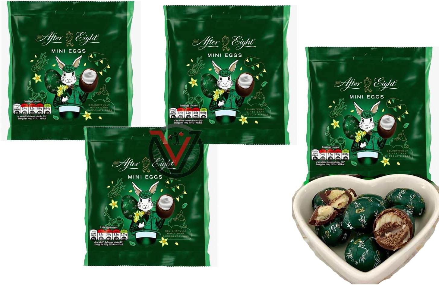 After Eight Dark Mint Chocolate Mini Eggs Sharing Bag 81g | Pick any ...