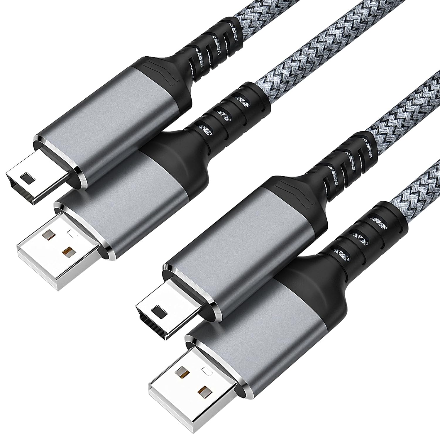 Amazon.com: Mini USB Cable (3.3ft+6ft 2 Pack) USB 2.0 to Mini B Male ...