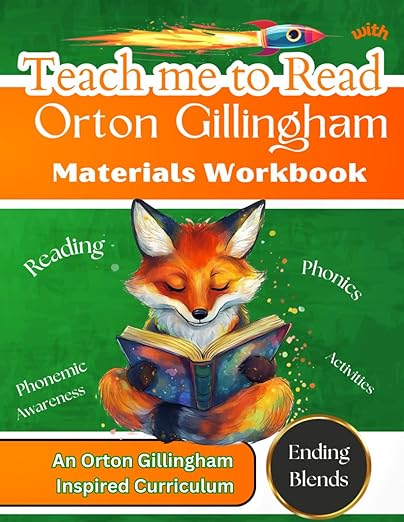 Amazon.com: Teach me to Read with Orton Gillingham Materials Workbook ...