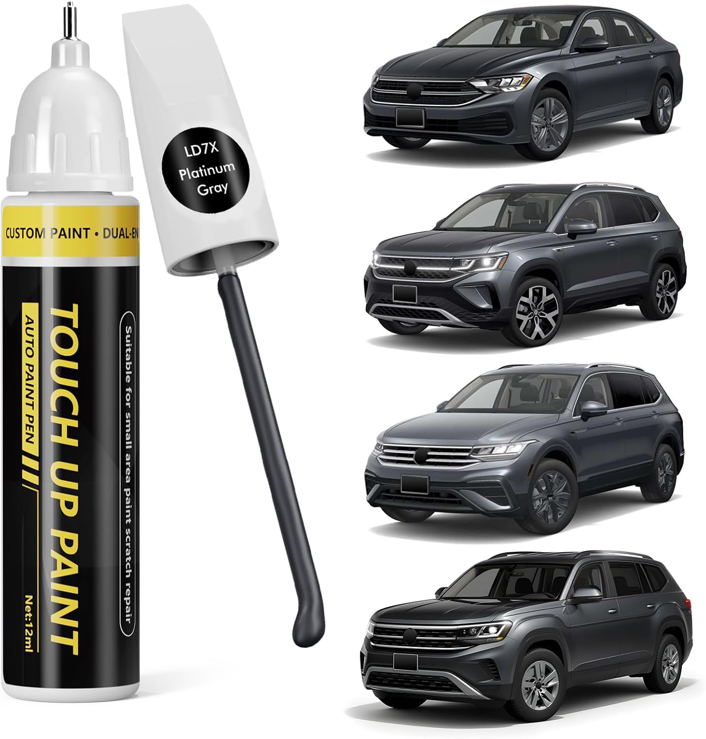 Amazon.com: Pholeon (Platinum Gray (LD7X) Car Touch Up Paint for ...