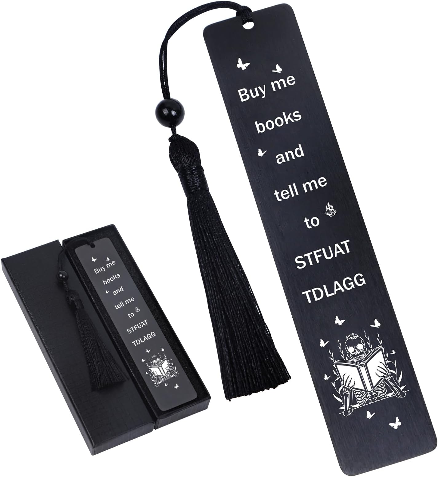 Amazon.com: Shejdgart Metal Funny Bookmark Gifts - Smut Book Marks for ...