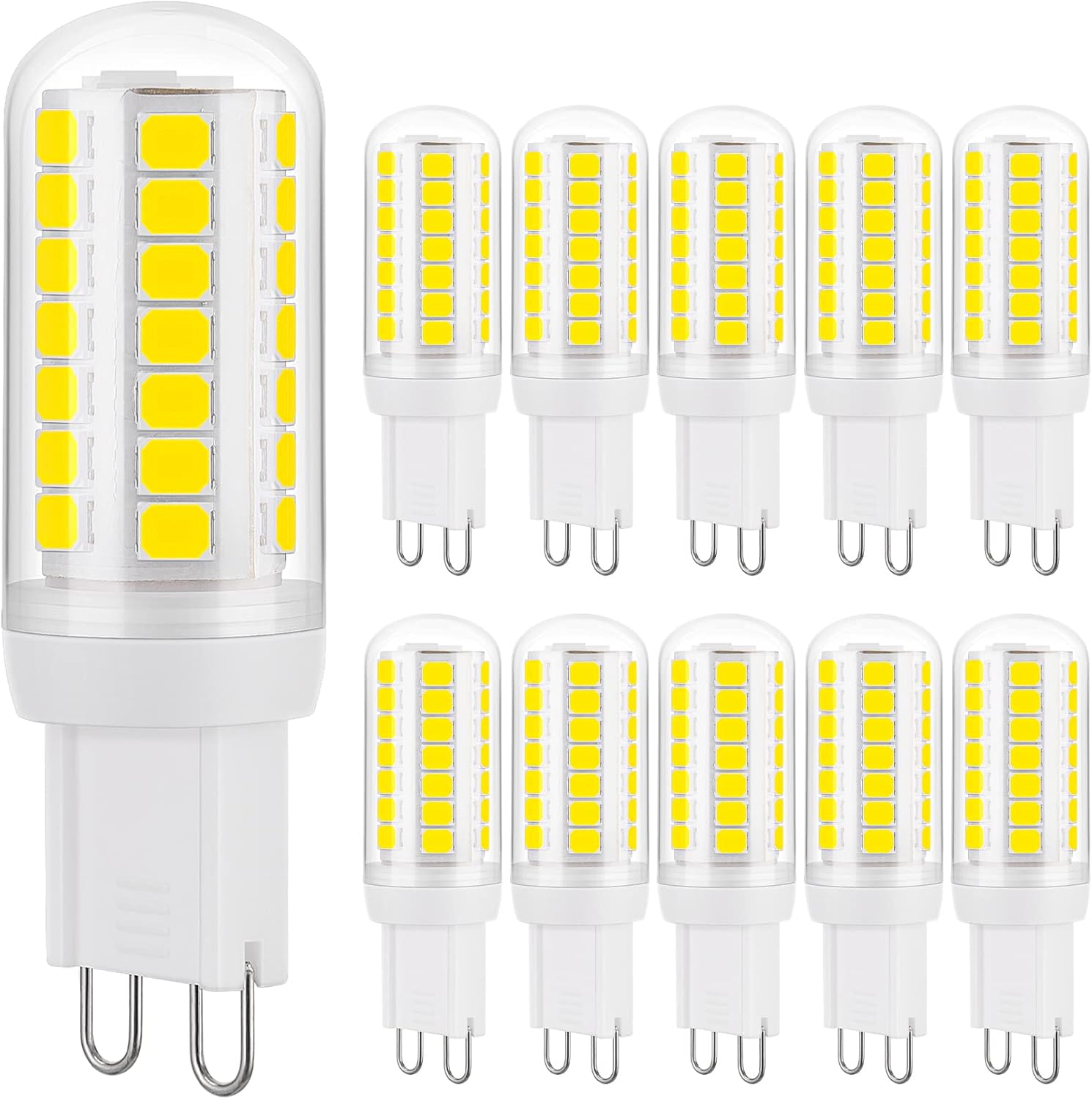 DiCUNO G9 LED Bulb, 4W (40W Equivalent), 5000K Daylight White, 430 ...