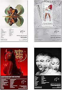 Amazon.com: Megan Thee Stallion Album Cover Limited Edition Posters ...