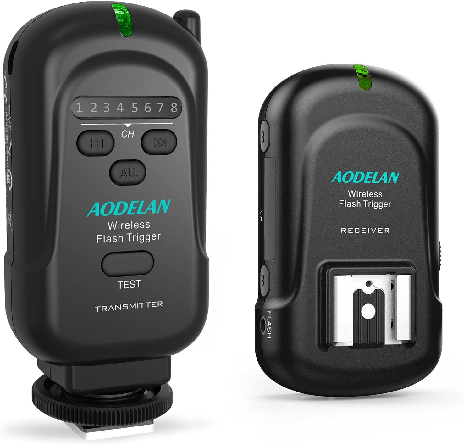 Amazon.com : AODELAN Wireless Flash Trigger Transmitter and Receiver ...