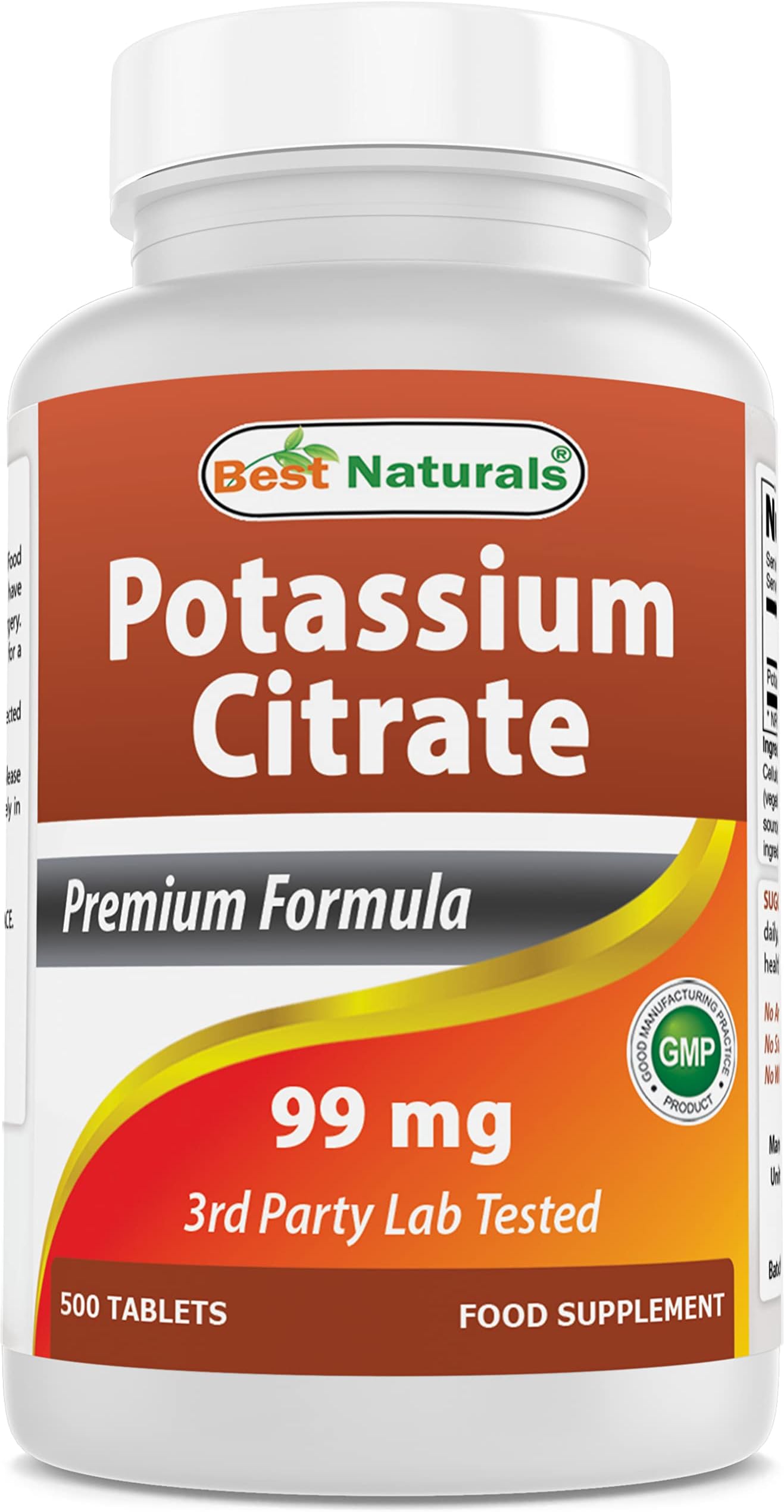 Amazon.com: NOW Foods Supplements, Potassium Citrate 99 mg, Supports ...