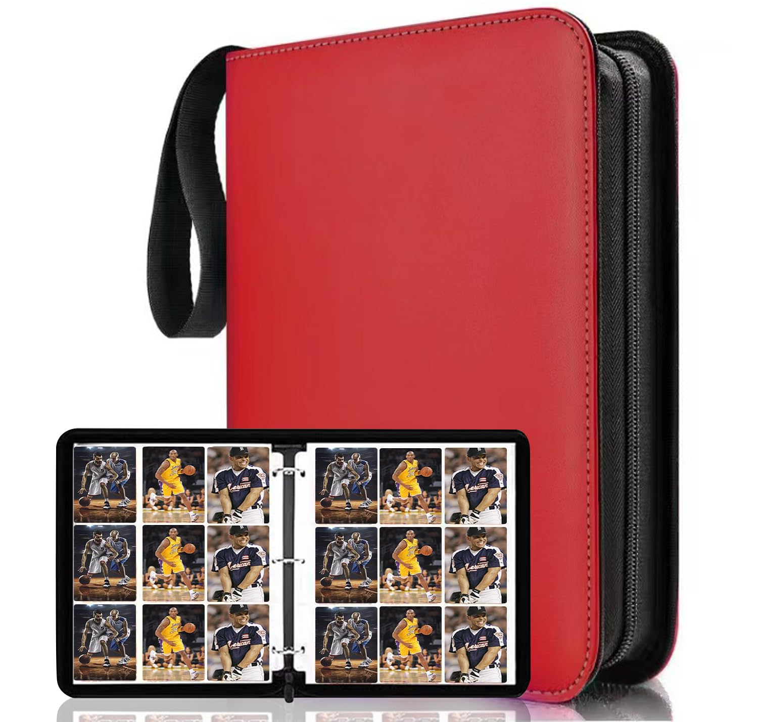 Amazon.com: 9 Pocket Trading Card Binder, 900 Pockets Basketball Card ...