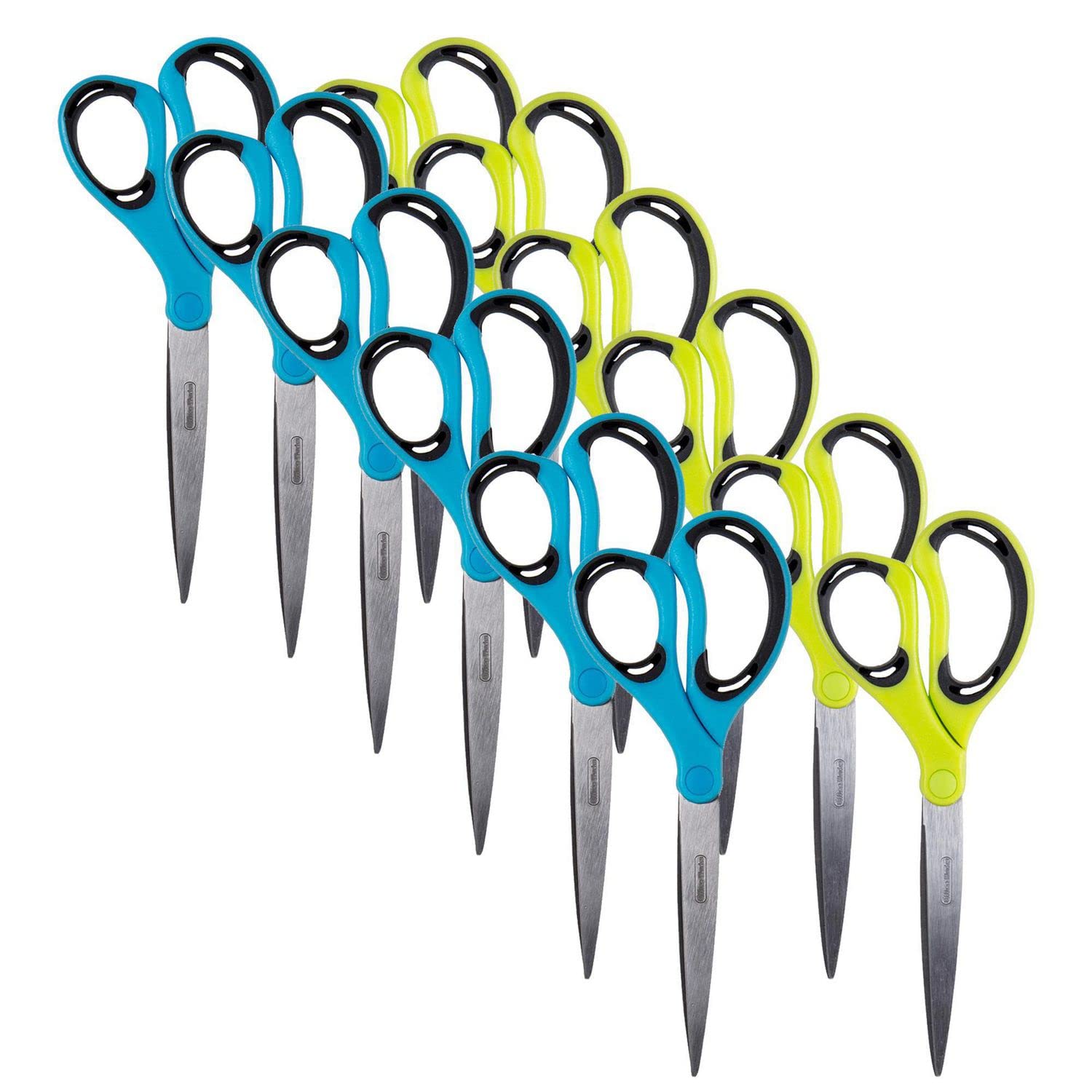 Office Works, Premium Quality Stainless Steel Sharp Office Scissors ...