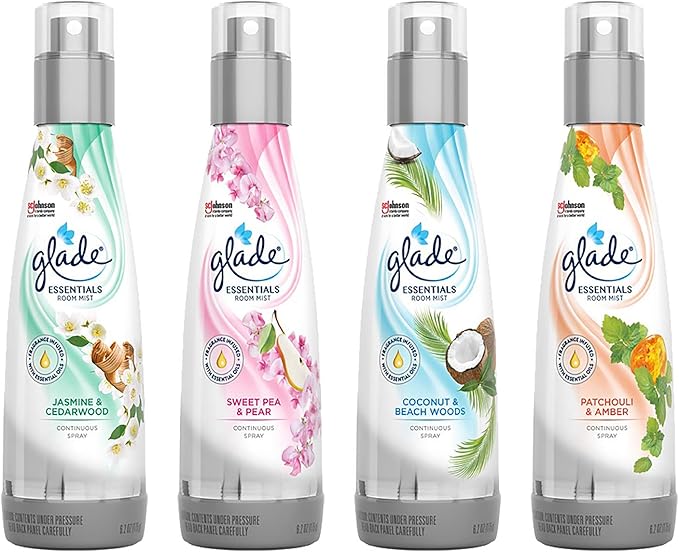 Amazon.com: Glade Fine Fragrance Mist, 6.2 OZ (Variety Pack, Pack - 1 ...