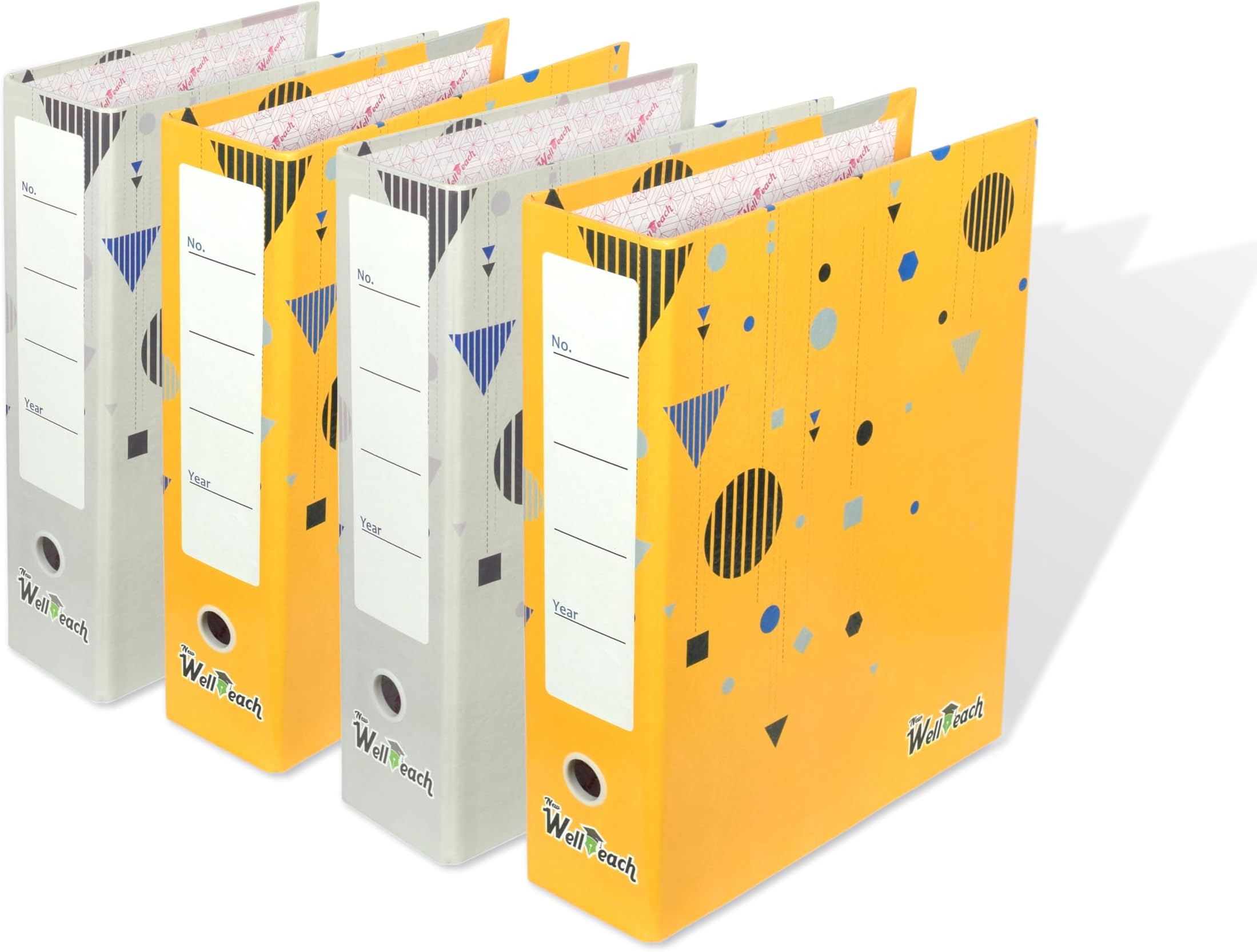 New Wellteach Premium Box File for Office Lever Arch Binder Box File ...