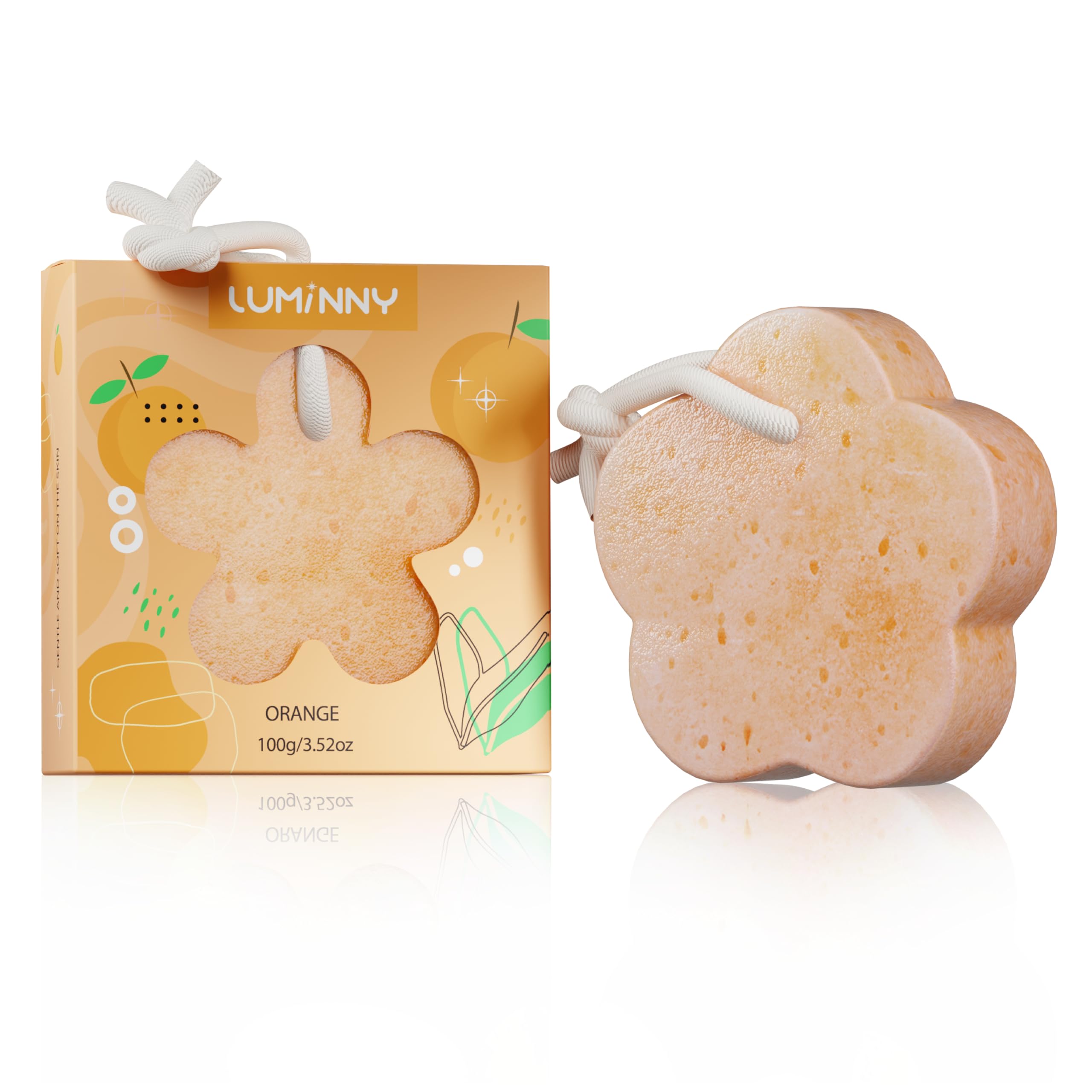 Amazon.com: Natural Exfoliating Infused Body Wash Sponge Buffer. Your ...