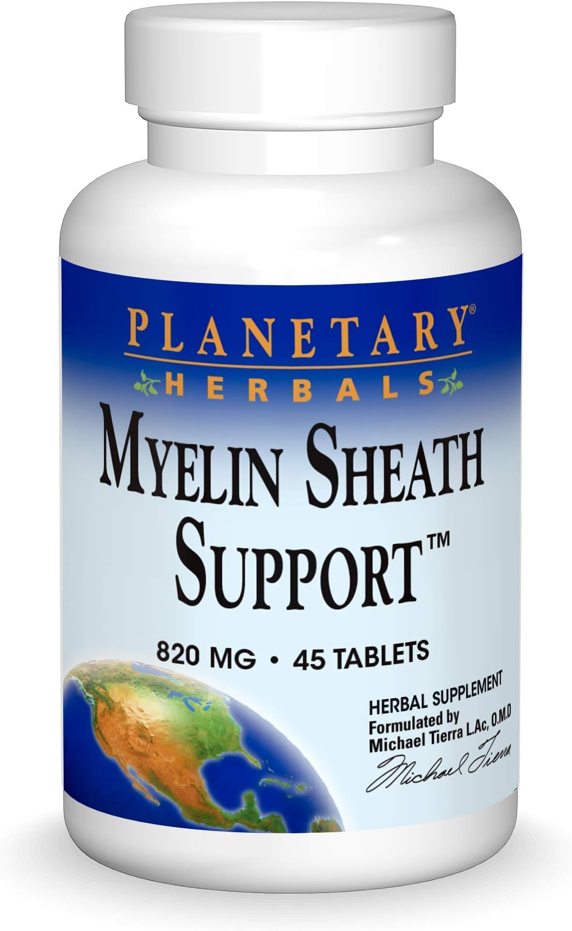 Amazon.com: Planetary Herbals Myelin Sheath Support Tablets, 45 Count ...