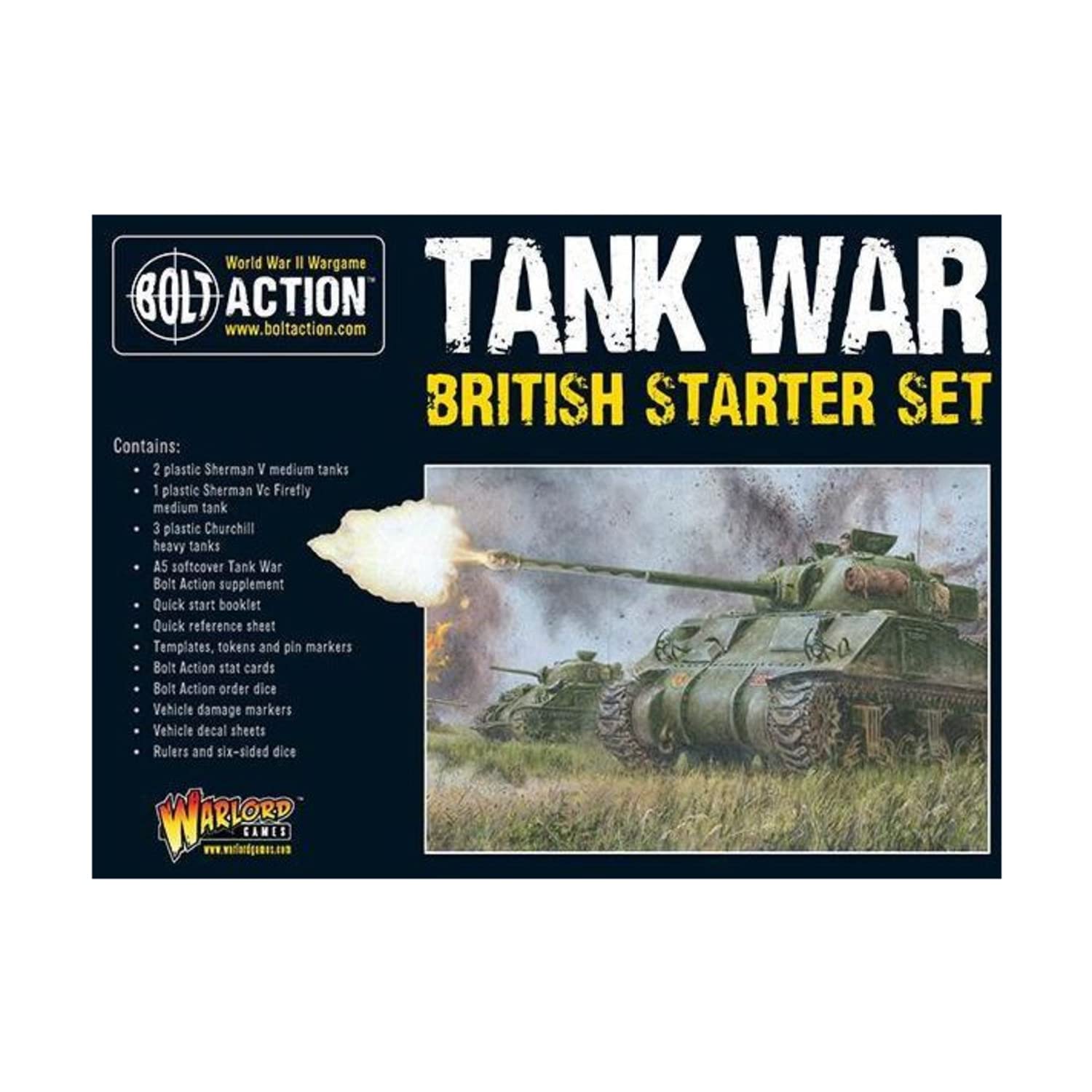 Amazon.com: Bolt Action: Tank War British Starter Set : Arts, Crafts ...