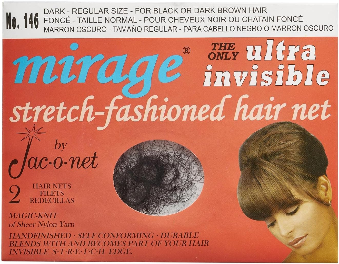 Amazon.com : Pruvade - Invisible Hair Nets for Women & Men | Pack of ...