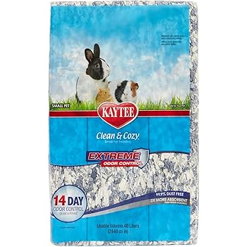 Kaytee Clean & Cozy Extreme Odour Control Super Absorbent Paper Bedding ...