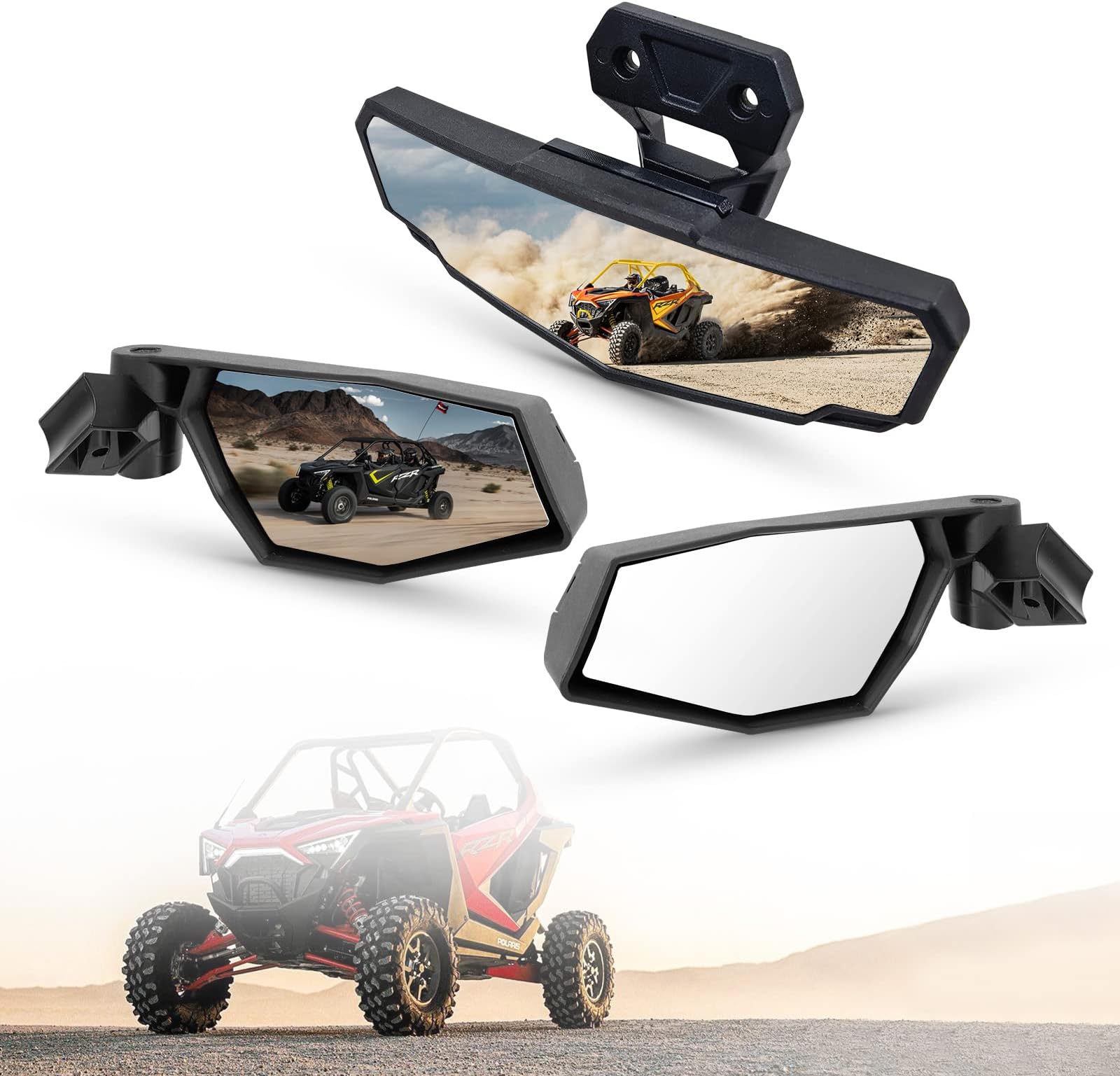 Amazon.com: KIWI MASTER Rear View Center & Side Mirrors Compatible for ...