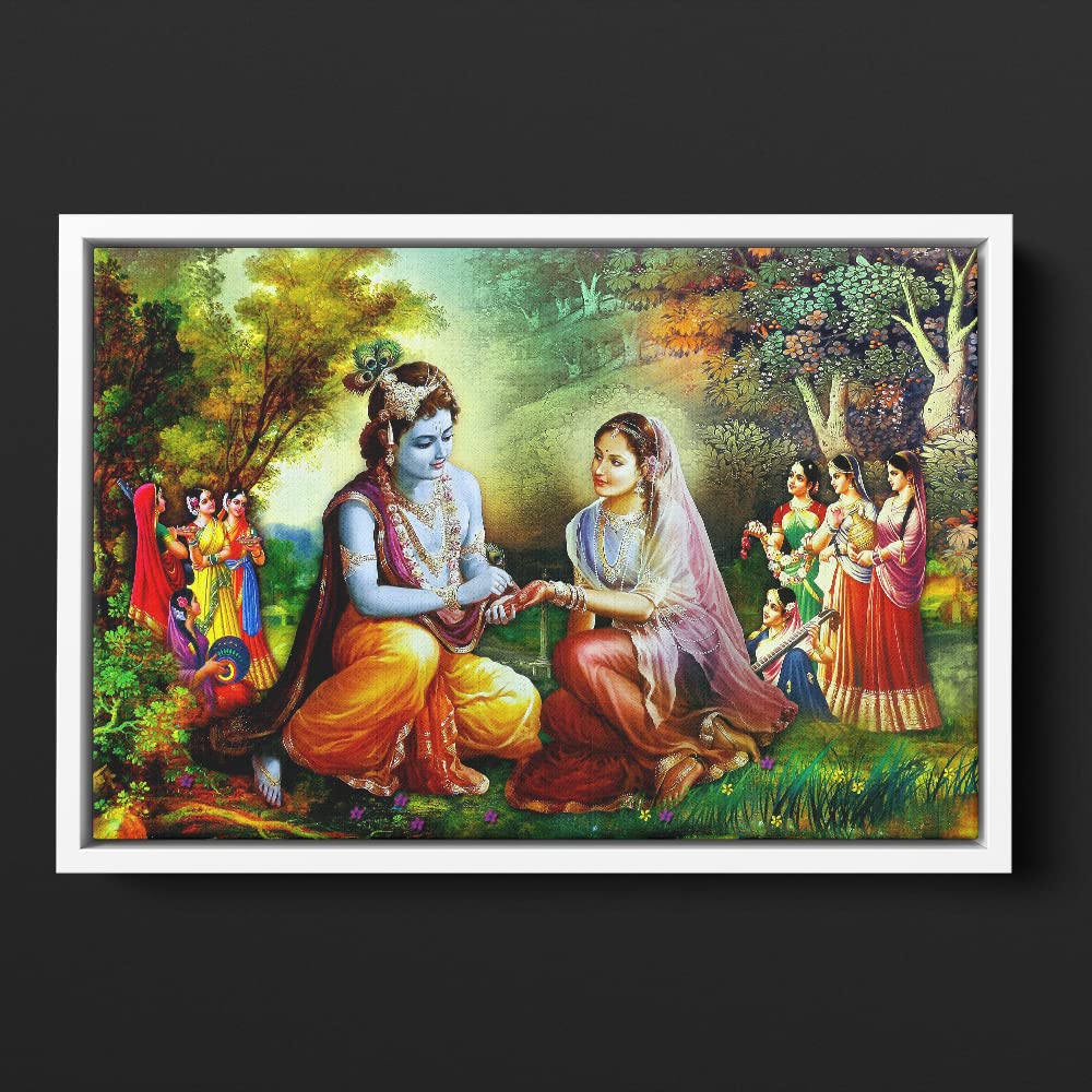 Radha Krishna Paintings Iskcon