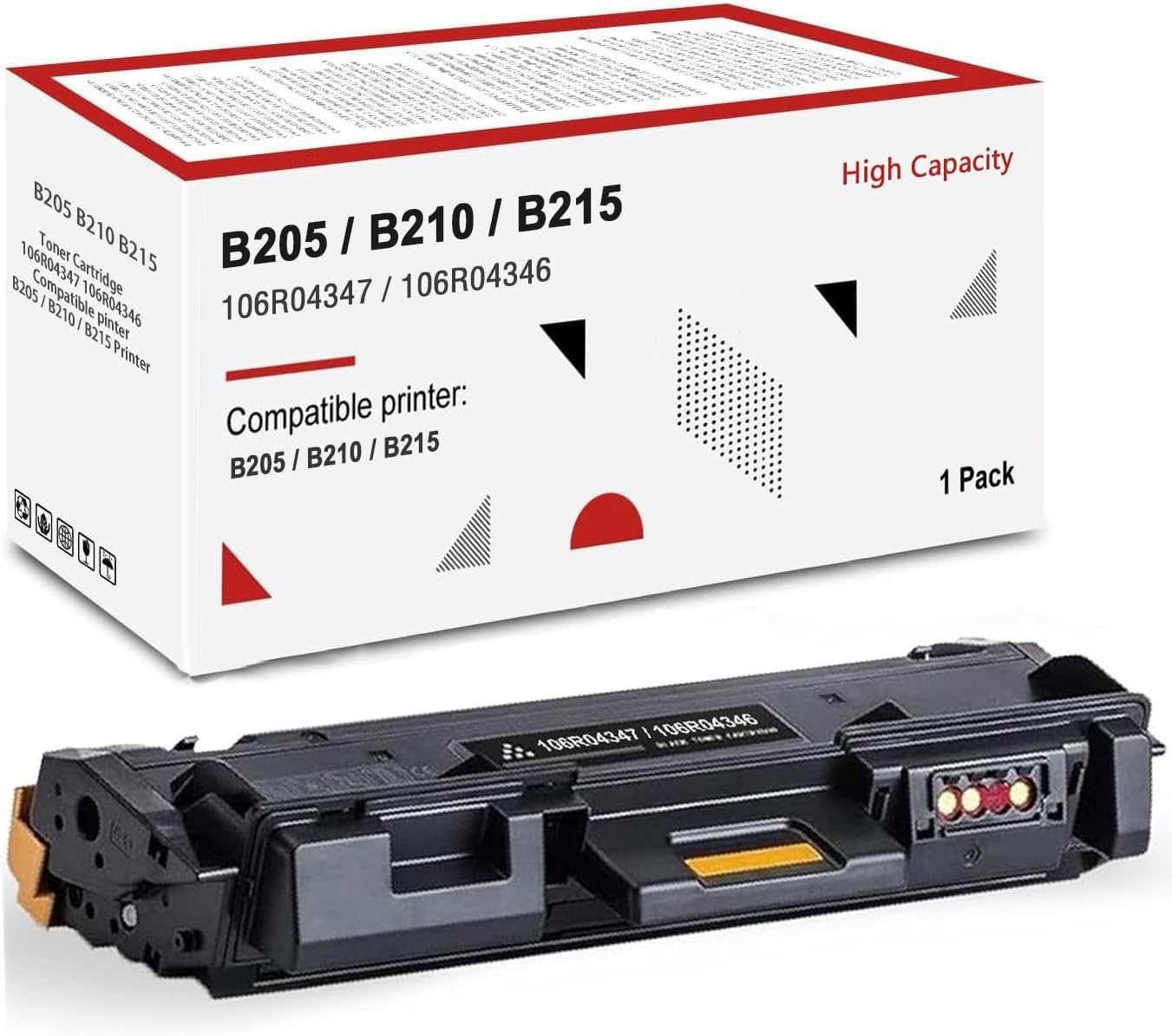 Amazon.com: Xerox Genuine B205/ B210/ B215 Black High Capacity Toner ...