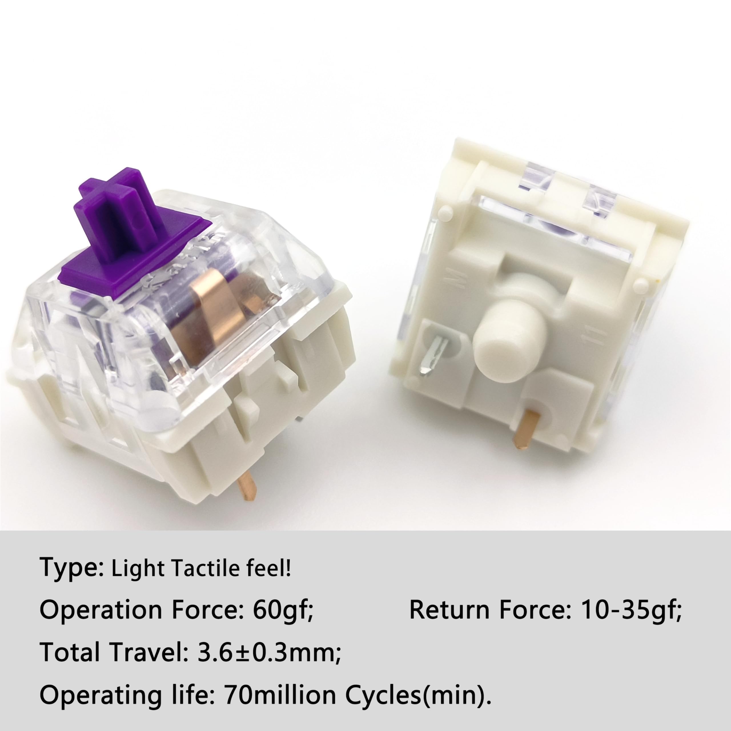 Snapklik.com : Kailh Pro Purple Switches For Mechanical Keyboard