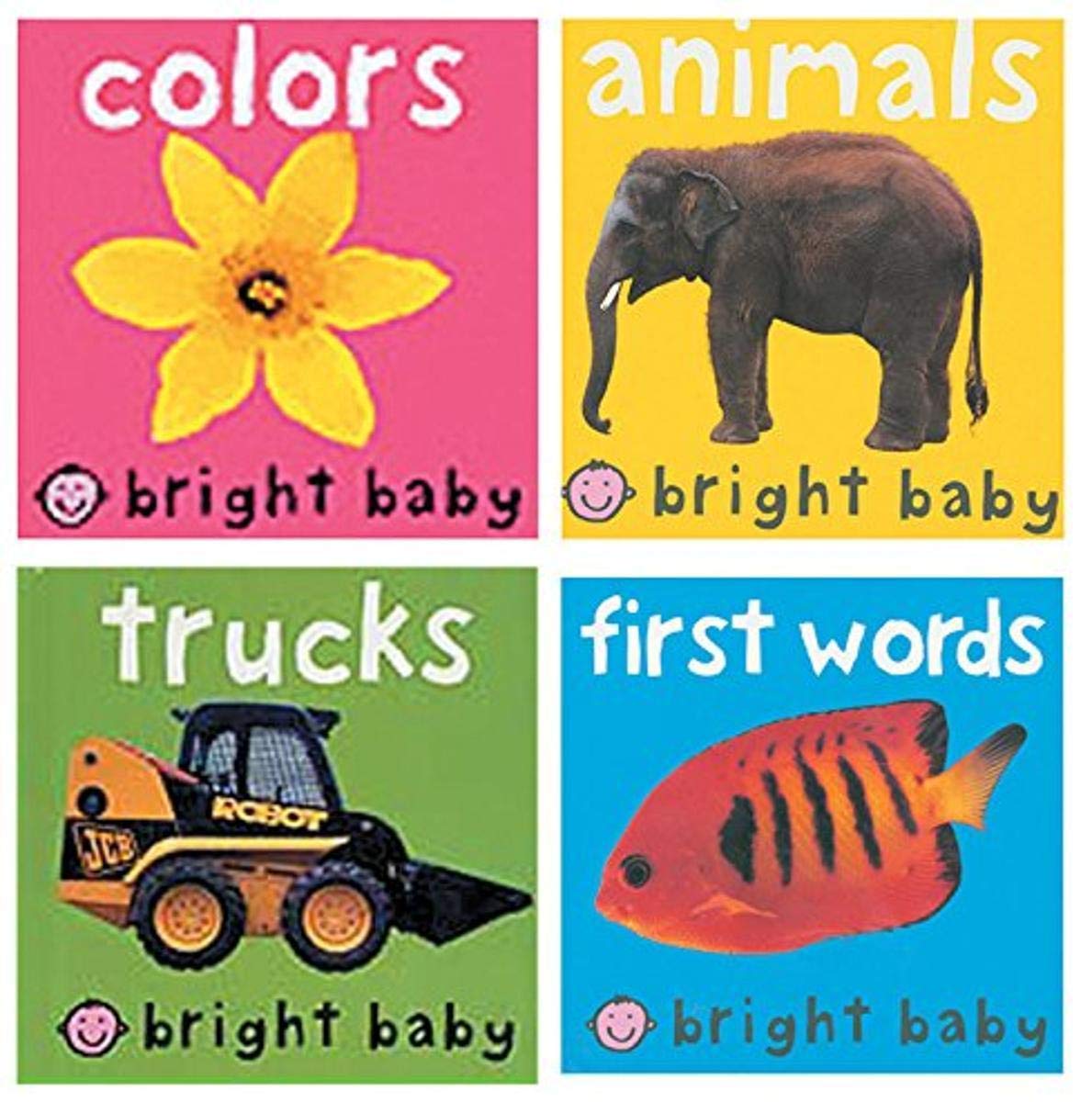 Amazon.com: Becker's School Supplies Bright Baby Board Book Set, (Set ...