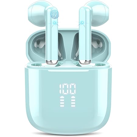 Wireless Earbuds, Mini Bluetooth 5.3 Headphones HiFi Stereo, Wireless ...