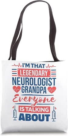 Amazon.com: Neurologist Grandpa Design for Neuro Doctor Neurology Tote ...
