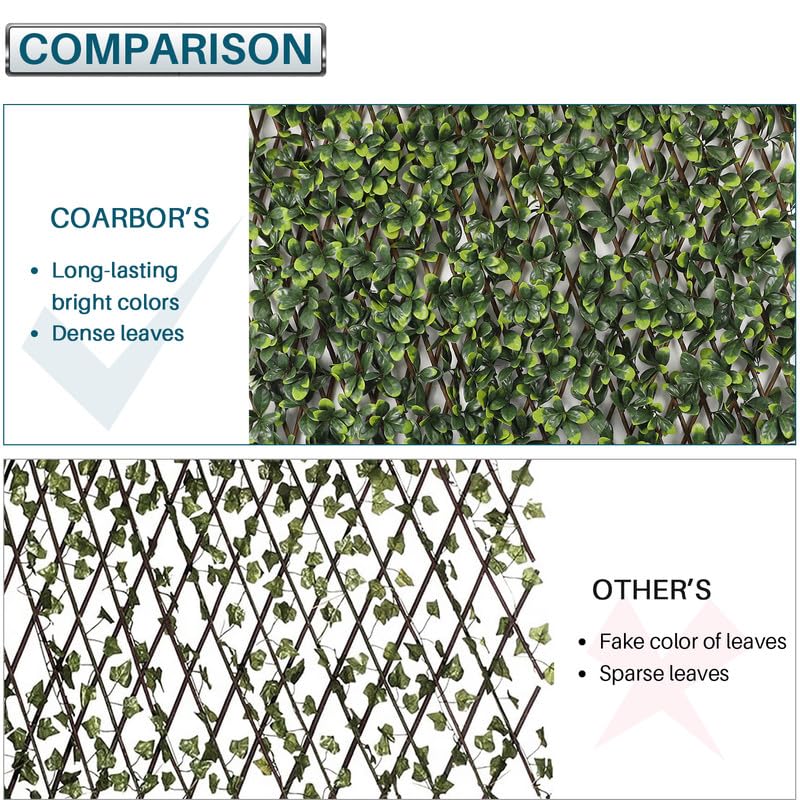Snapklik.com : Coarbor 1 Pack Artificial Leaf Faux Ivy Expandable ...