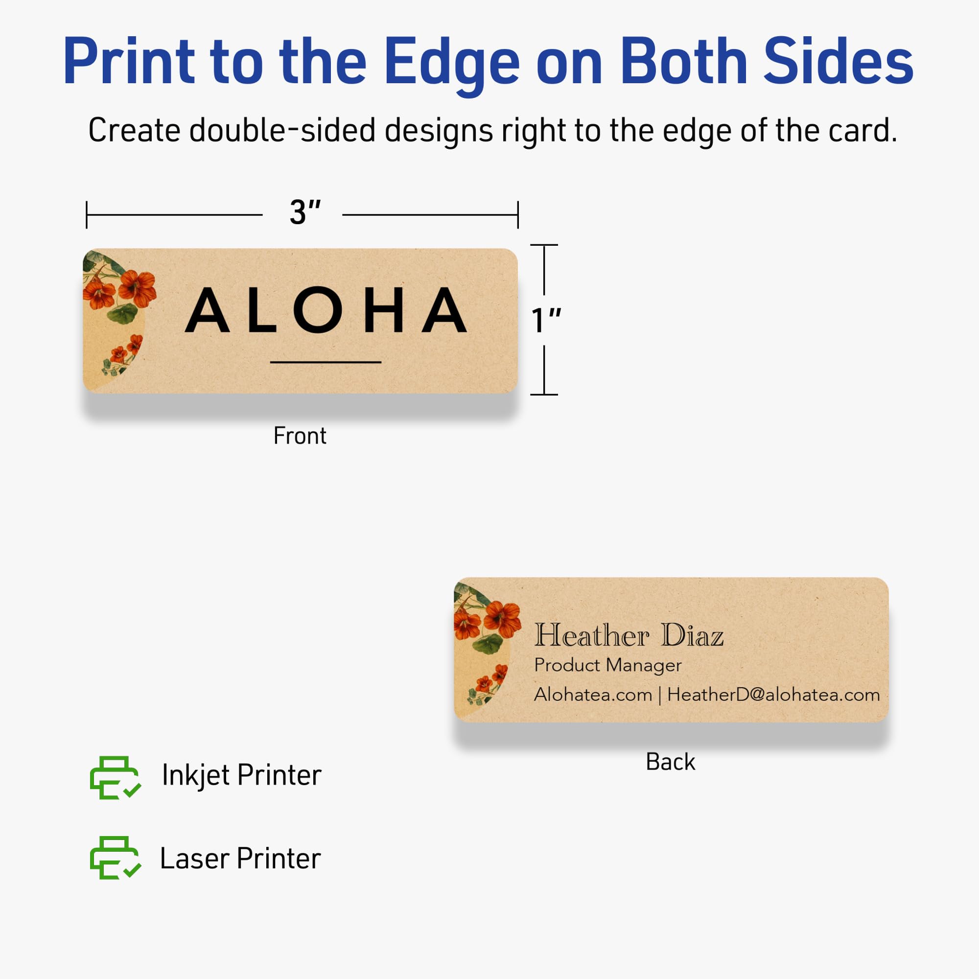 Mini Business Cards Template