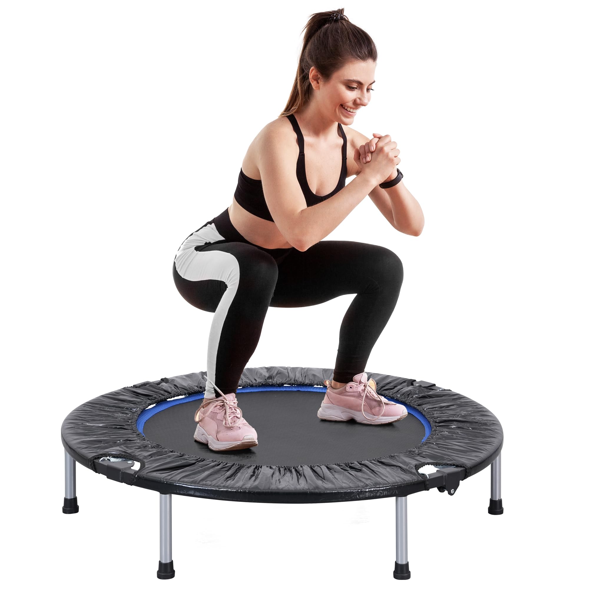 Snapklik.com : 40 Mini Trampoline For Adults Small Fitess Trampoline ...