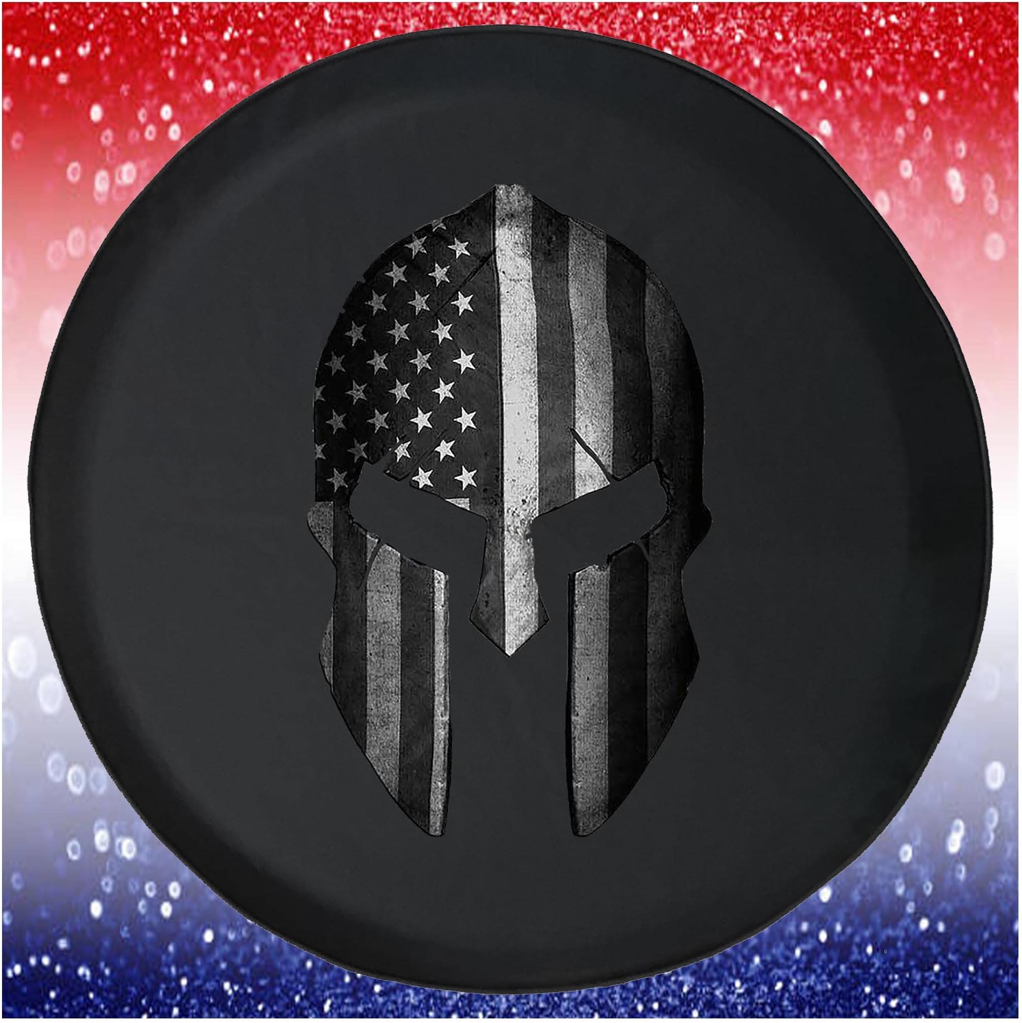 Amazon.com: Large Spare Tire Cover Smokin American Patriot Skull Grey ...