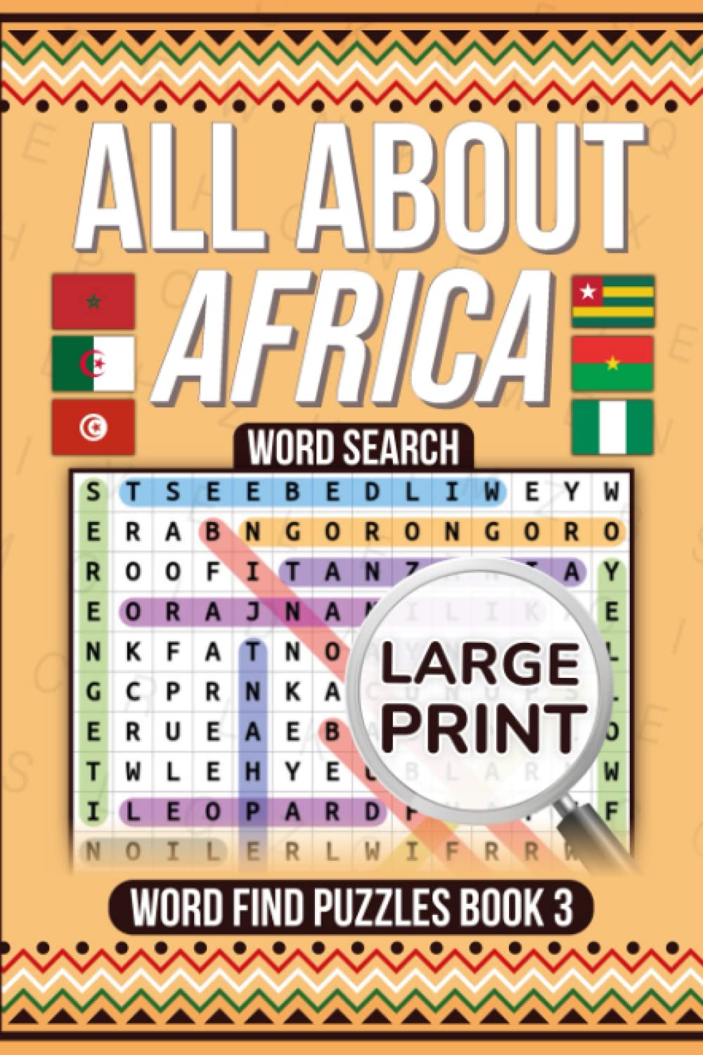 All About Africa Large Print Word Search Word Find Puzzles | Desertcart ...