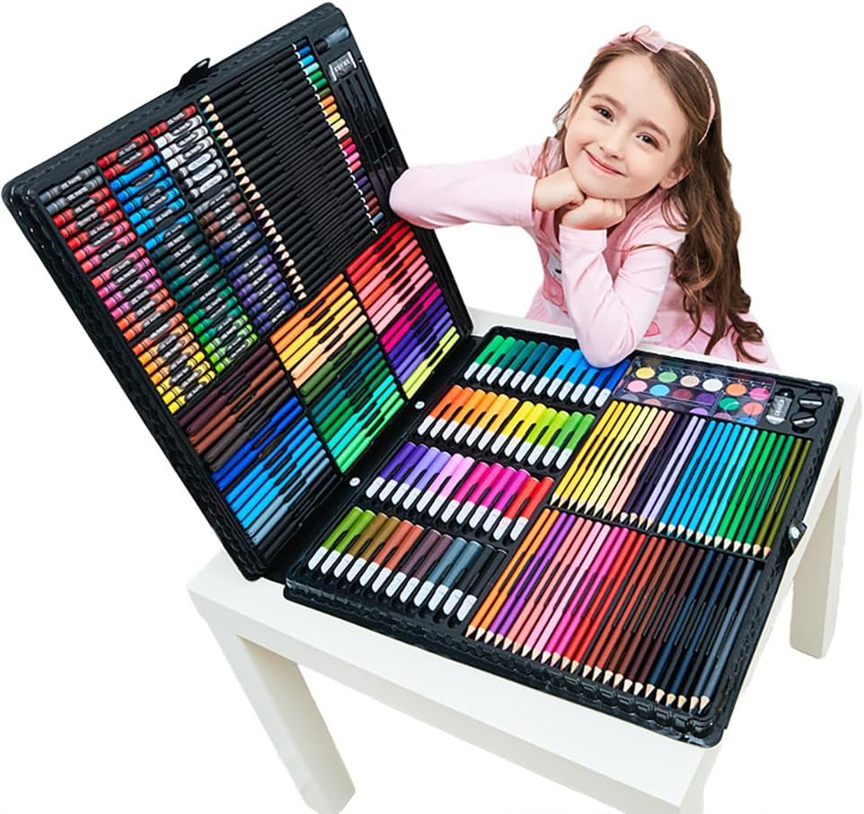 Set de Arte Profesional 258 Piezas, Kit de Dibujo Colores Profesionales ...