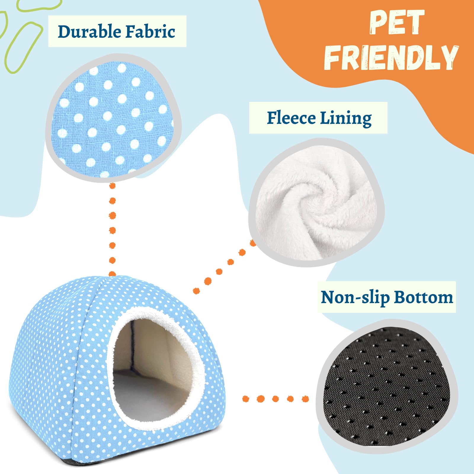 Snapklik.com : Rabbit Hideout Large Bunny Bed Washable Rabbit House And ...