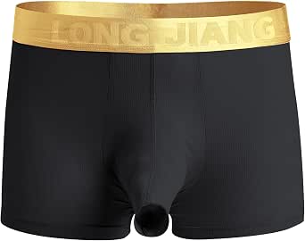 FYMNSI Mens Boxer Briefs Open Front Bulge Ball Pouch Underwear Sexy Ice ...
