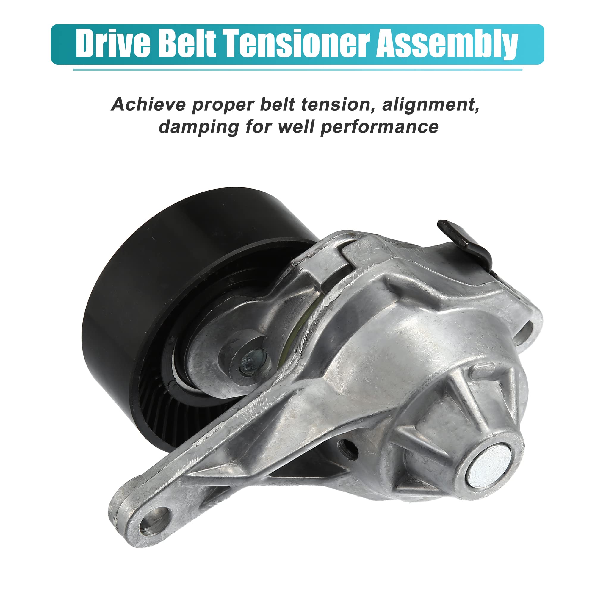 X AUTOHAUX Automatic Belt Tensioner Pulley Assembly 17540-54L00 for ...