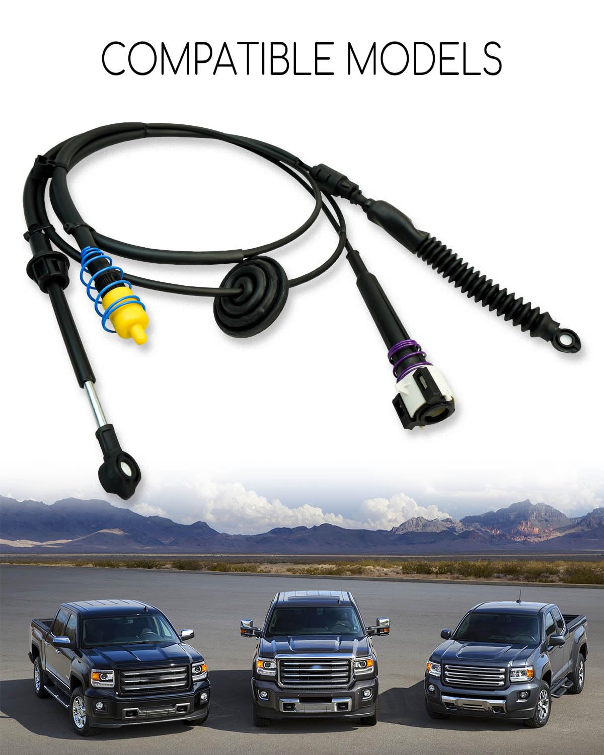Gearshift Control Cable Replace 12477640 Fit for Chevrolet Silverado ...