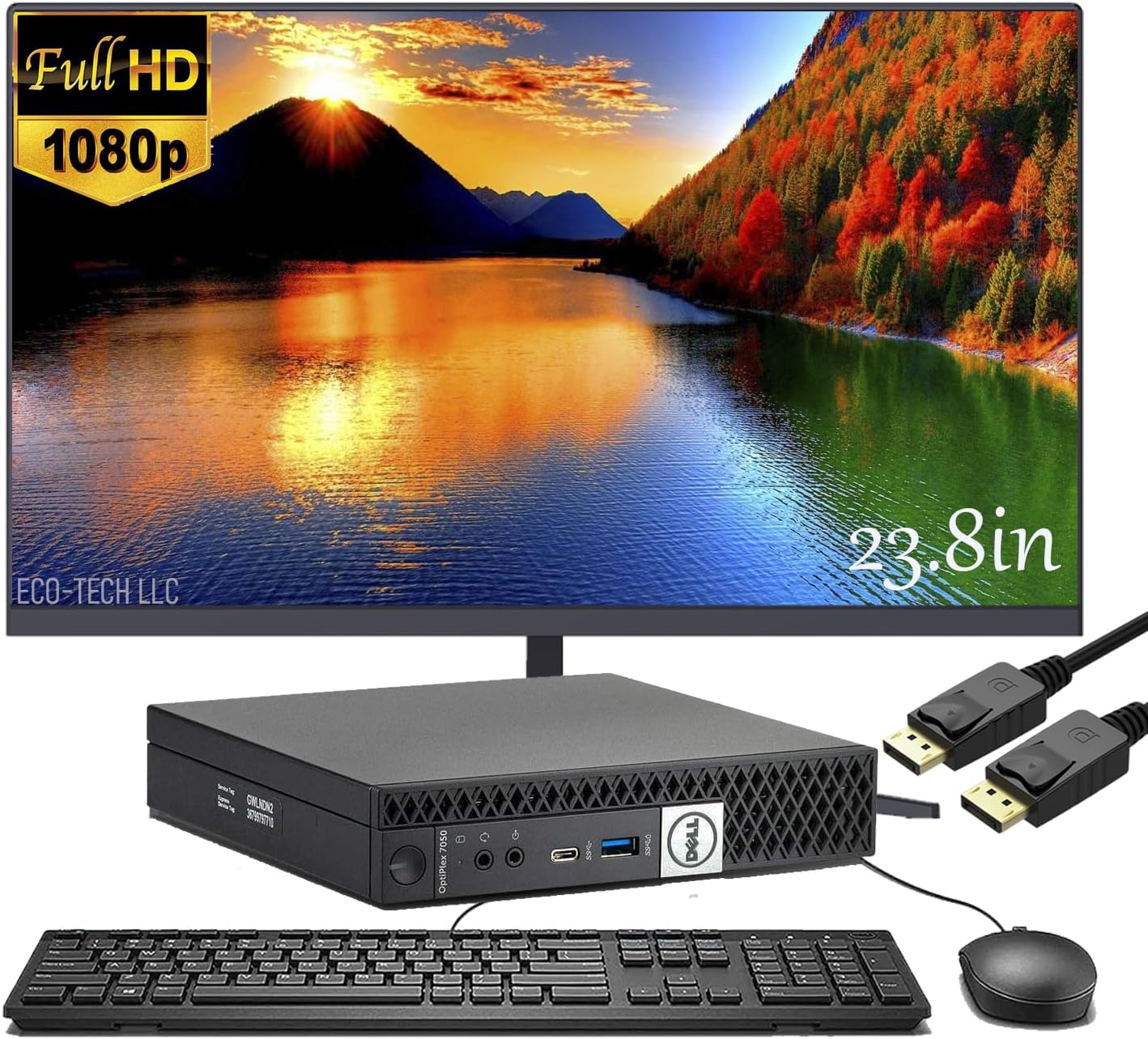 Amazon.com: Dell OptiPlex 7050 Mini PC Desktop, Micro Computer w/ 23 ...