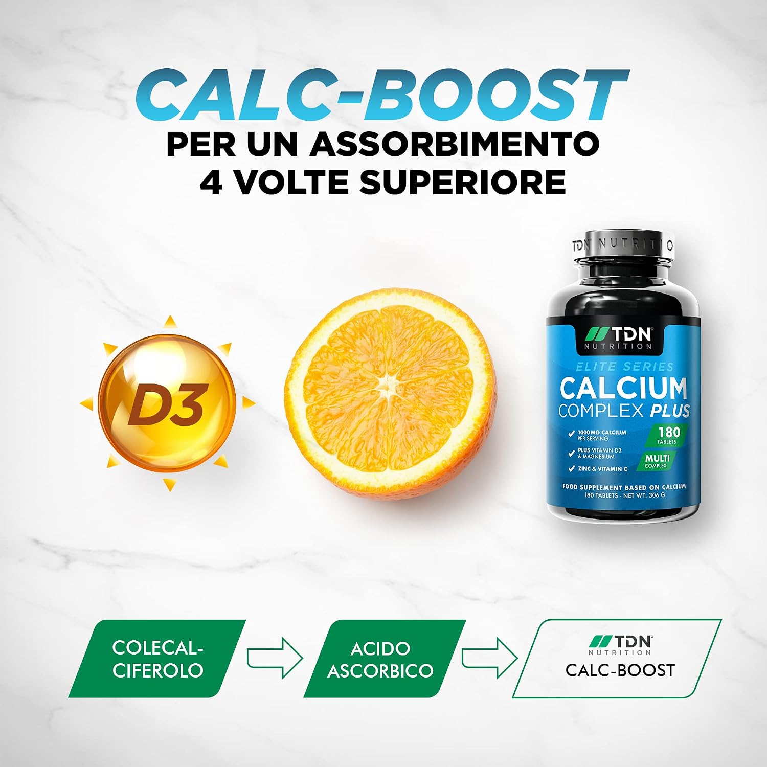 Suplemento de calcio y vitamina D, 180 comprimidos, complejo de calcio ...