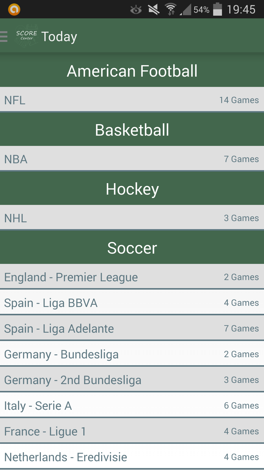 Score Center - App on the Amazon Appstore