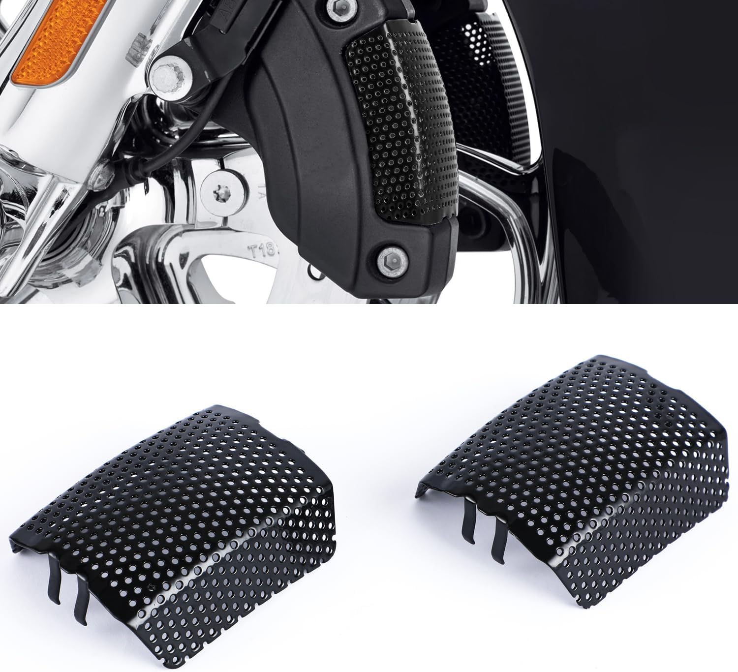 Amazon.com: AILMOTO Motorcycle Front Brake Caliper Covers, Brake ...