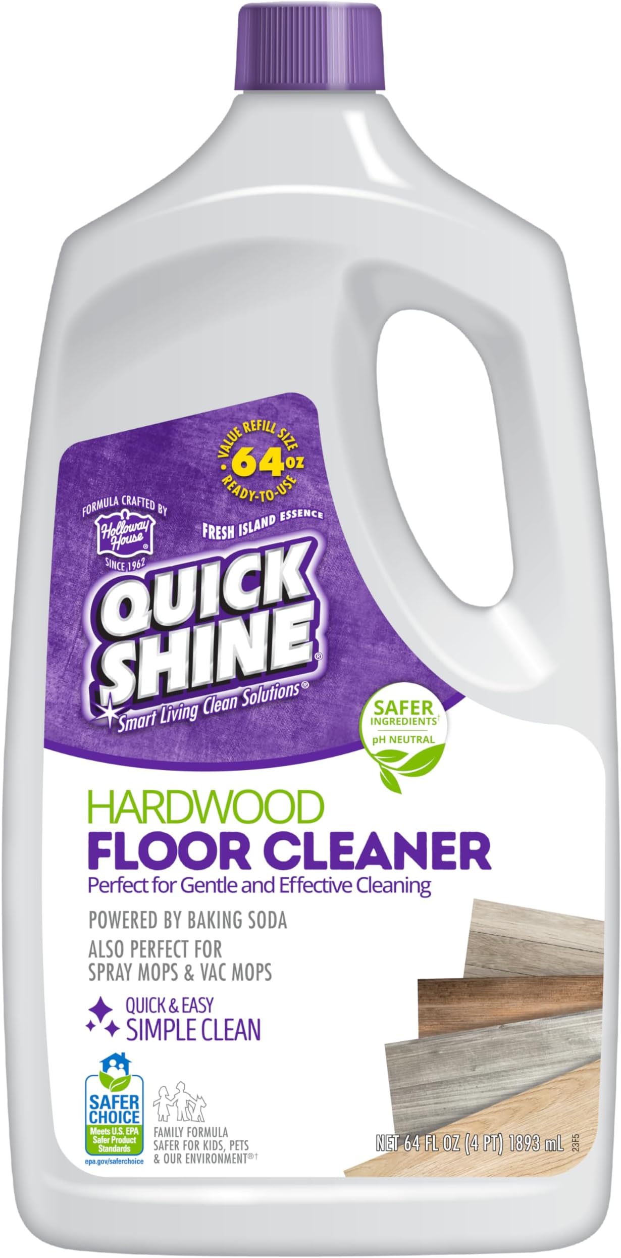 Amazon.com: Quick Shine Hardwood Floor Polish Mop Kit, Includes (1 ...