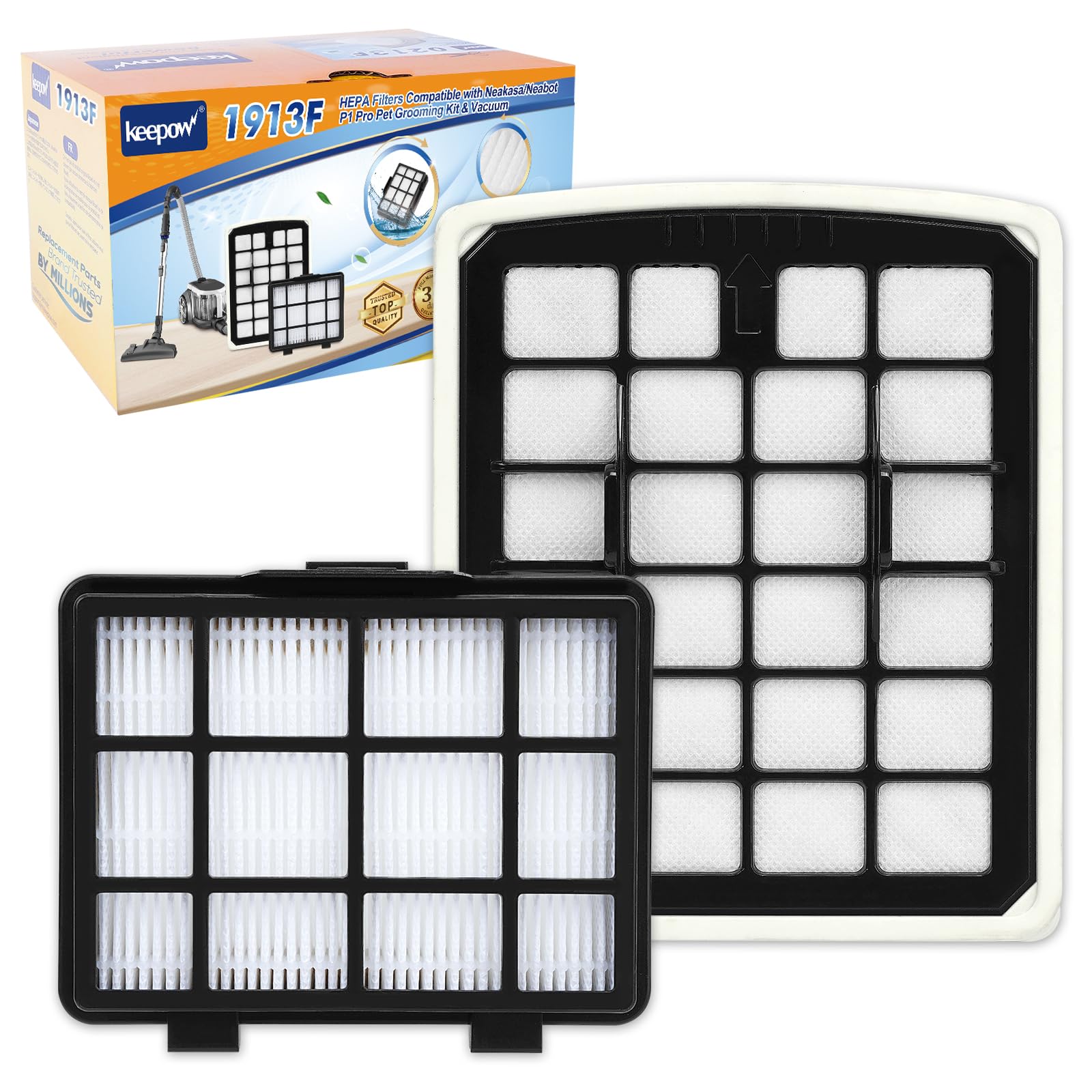 Amazon.com: KEEPOW Replacement Filters Compatible with Eureka NEN180 ...