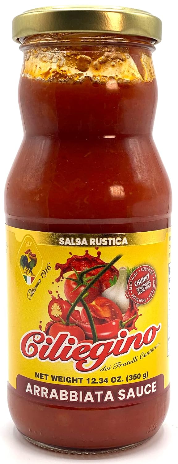 Amazon.com : Ciliegino Sicilian Chunky Cherry Tomato Arrabbiata Pasta ...