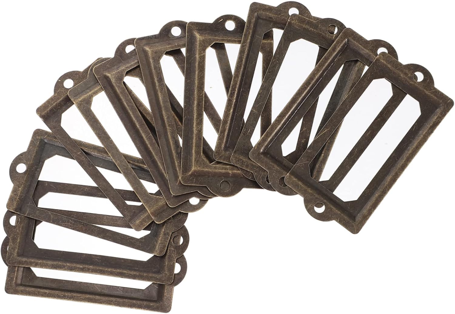 Amazon.com: PartyKindom 12pcs Label Box Vanity Drawer Card Holder Stand ...