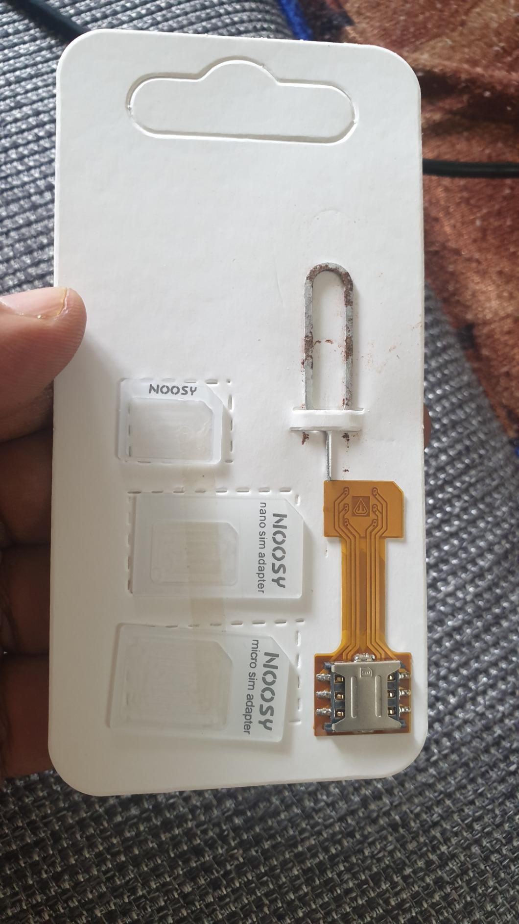 Hybrid SIM Slot Adapter. Avails You To Run 2 SIM And Micro SD Card, All ...